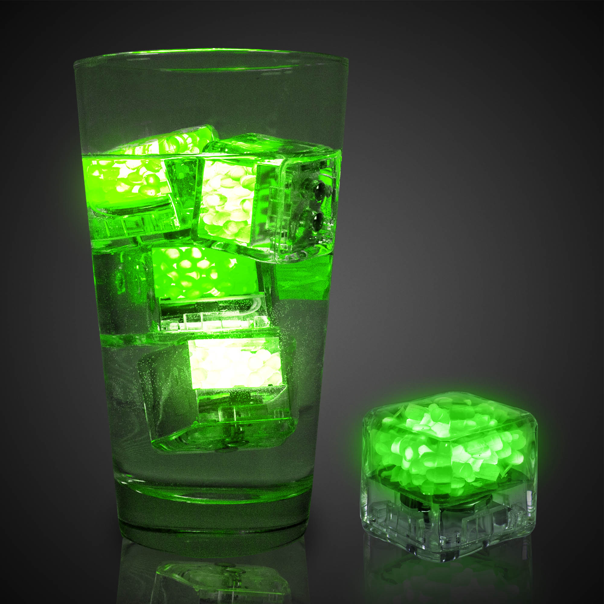 Green ice cubes store